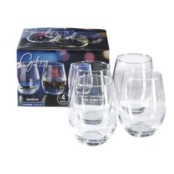 Belinni 4 Piece 18 ounce Stemless Wine Glass Set at Menards®