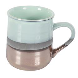 Copper Tonal 18 ounce Coffee Mug Celadon Reactive Stoneware at Menards®