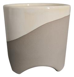 5" Gray Swoop Ceramic Planter at Menards®