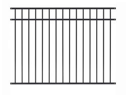 Legacy2 Black 4' x 6' Aluminum Fence at Menards®