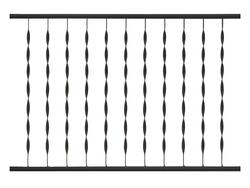 Gilpin Products Patterson 36" x 4' Steel Railing at Menards®
