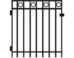 Gilpin Products Deco 6 x 3 Steel Gate at Menards®