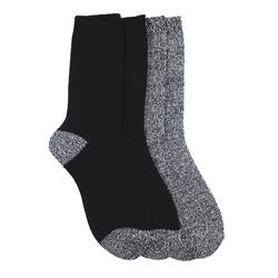 Fifth & Luxe™ Ladies' Black 9-11 Boot Spa Socks - 2 Pairs at Menards®