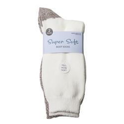 Fifth & Luxe™ Ladies' Cream 9-11 Boot Socks - 2 Pairs at Menards®