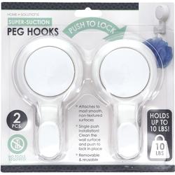 Home + Solutions Super Suction Hanging Hooks - 2 Count at Menards®