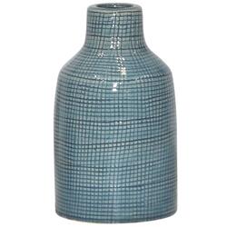 Enchanted Garden™ 8.3" Blue Ceramic Vase at Menards®