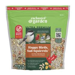 Enchanted Garden® Ultra Premium Happy Birds, Sad Squirrels™ Wild Bird ...
