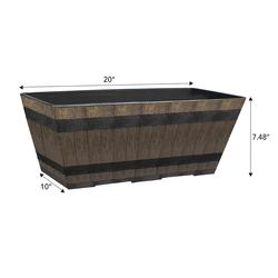 Master Garden 20" Whiskey Window Box Planter at Menards®