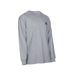 RW Rugged Wear® Men's Light Grey Heather Jersey Long Sleeve Raglan ...