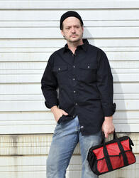 RW Rugged Wear® Men's Flex Twill Work Shirt - Assorted Colors/Large at ...