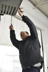 RW Rugged Wear® Men's Black Heavy-Duty Contractor Coat - Large at Menards®