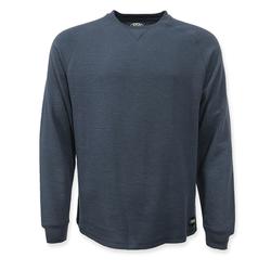 RW Rugged Wear® Men's Navy Pier Waffle Knit Long Sleeve Raglan Shirt ...