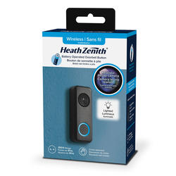 Heath Zenith Black Dummy Camera Wireless Doorbell Push Button at Menards®