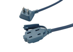 Globe Electric Designer Series 9' 16/2 Teal Light-Duty Indoor Extension ...