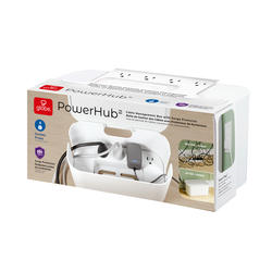 Globe Electric PowerHub™ Cable Management Box with 4- Outlet Surge ...