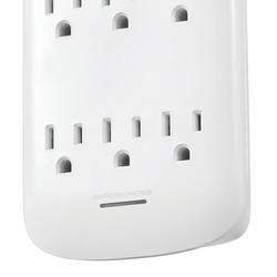 Globe Electric 6-Outlet 2 USB-A & 2 USB-C White Surge Wall Tap at Menards®