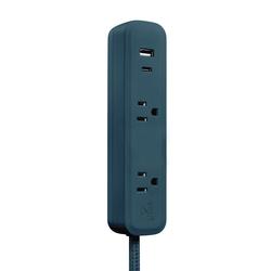 Globe Electric 2-Outlet 2-USB Teal Power Strip with 6' Cord at Menards®