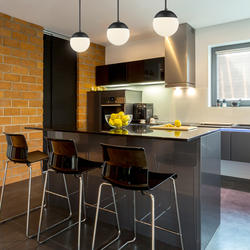 Photon Lighting® Eros 1-Light Matte Black Pendant at Menards®