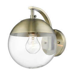 Photon Lighting® Eros 1-Light Aged Brass Indoor Wall Light at Menards®