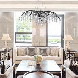 Photon Lighting® Canopy 12-Light Black Iron Chandelier at Menards®