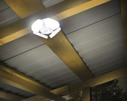 Good Earth Lighting LED Battery Powered 4-Panel Motion Sensor Light at ...