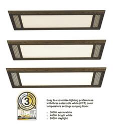 Good Earth Lighting® Grate 4000 Lumen 48" Integrated LED Framed Flat ...