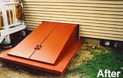 Gordon 11" x 7' Red Primed Steel Cellar Door Foundation Plate at Menards®