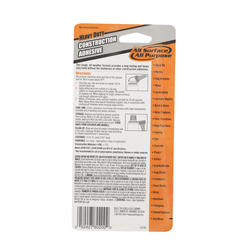 Gorilla® All Purpose Construction Adhesive - 2.5 oz. at Menards®