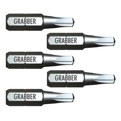 GRABBER® 1" #2 BIT LOX Professional Grade Bits - 5 Count at Menards®