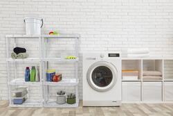 MaxIt™ Knect-A-Shelf™ 24"W x 48"H x 12"D 4-Tier White Plastic Shelving ...