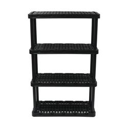 MaxIt™ Knect-A-Shelf® 34-1/4"W x 54-1/2"H x 14-1/4"D Medium-Duty 4-Tier ...