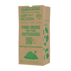 Menards® 30 Gallon Paper Lawn and Leaf Bags - 5 Count at Menards®