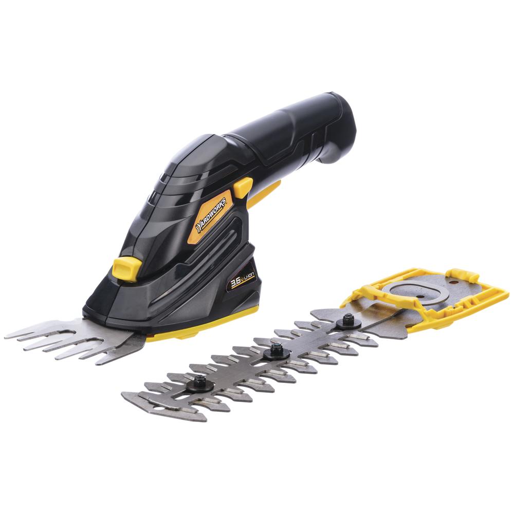 Yardworks hedge trimmer battery store
