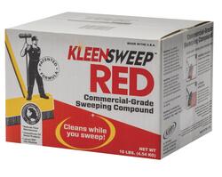 Kleen Sweep™ Red Commercial Grade Sweeping Compound - 10 lbs. at Menards®