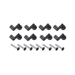 Grisham Black Glass and Screen Panel Security Door Replacement Locking ...