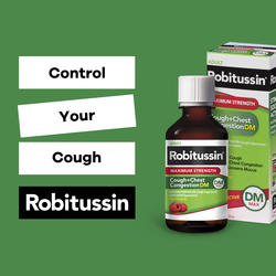Robitussin® DM Max Raspberry Cough, Chest & Congestion DM Liquid - 4 oz ...