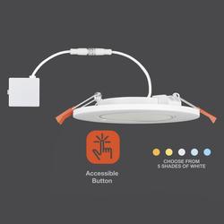 Sylvania® TapSync Microdisk 4" LED Ultra-Thin Canless Downlight at Menards®