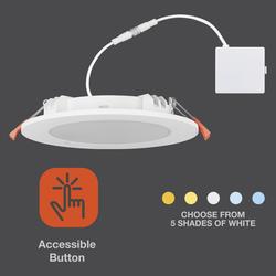 Sylvania® TapSync Microdisk 6" LED Ultra-Thin Canless Downlight at Menards®