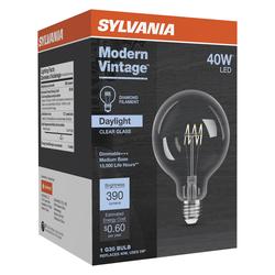 Sylvania® 40 Watt Equivalent Clear Dimmable G30 E26 Daylight LED Light ...