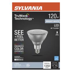 Sylvania® TruWave™ 120-Watt Equivalent PAR38 Bright White Dimmable LED ...