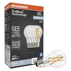 Sylvania® TruWave™ 60 Watt Equivalent Clear Dimmable A19 E26 Bright ...