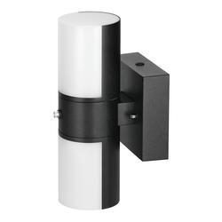 Patriot Lighting® Amias Black LED Dusk to Dawn Outdoor Security Wall ...
