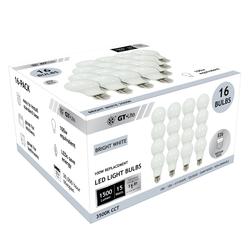 GT-Lite® 100 Watt Equivalent A19 E26 Bright White LED Light Bulb - 16 ...