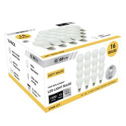 GT-Lite® 100 Watt Equivalent A19 E26 Soft White LED Light Bulb - 16 ...