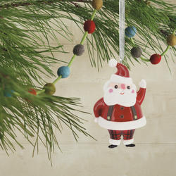 Hallmark® Santa Porcelain Christmas Ornament at Menards®