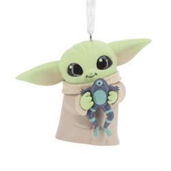 Hallmark® Star Wars: The Mandalorian Grogu With Frog Christmas Ornament ...