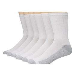 Hanes® Men's Crew White 6-12 Socks - 6 Pairs at Menards®