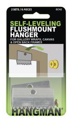 Hangman Products® 20lb. Self Leveling Flush Mount Canvas Picture Hanger ...