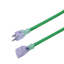 Smart Electrician® 100' 12/3 Neon Green Heavy-Duty Outdoor Extension ...