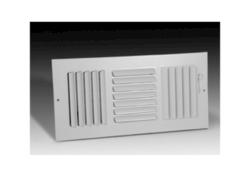 AmeriFlow® 6" x 10" 3-Way Curved Blade Sidewall & Ceiling Register ...